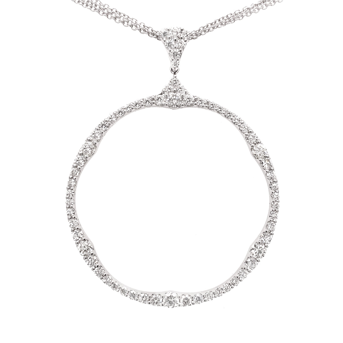 Minimal Diamond Pendant – Hasbani Gioielli S.p.A.