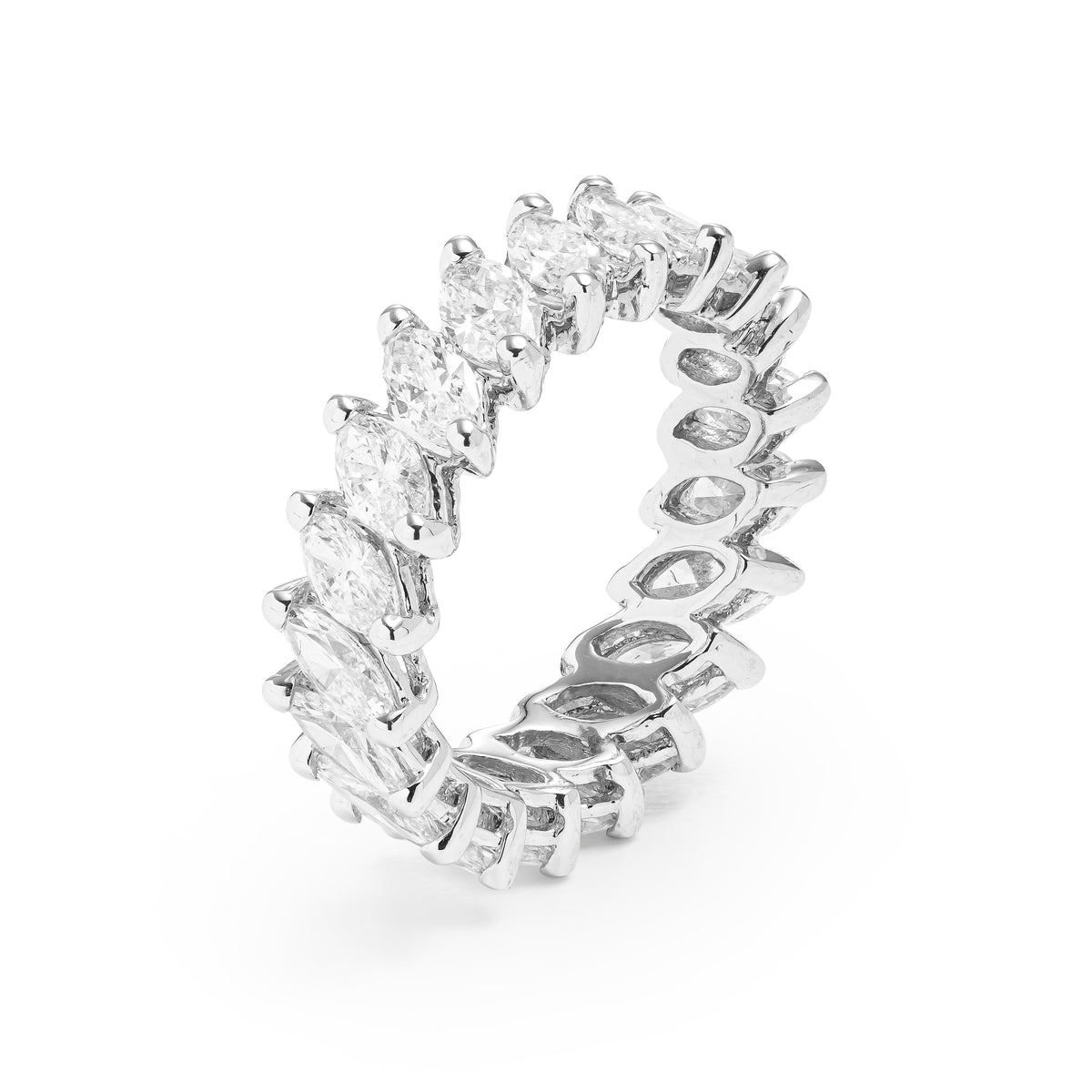 Marquise Diamonds Eternity Ring – Hasbani Gioielli S.p.A.