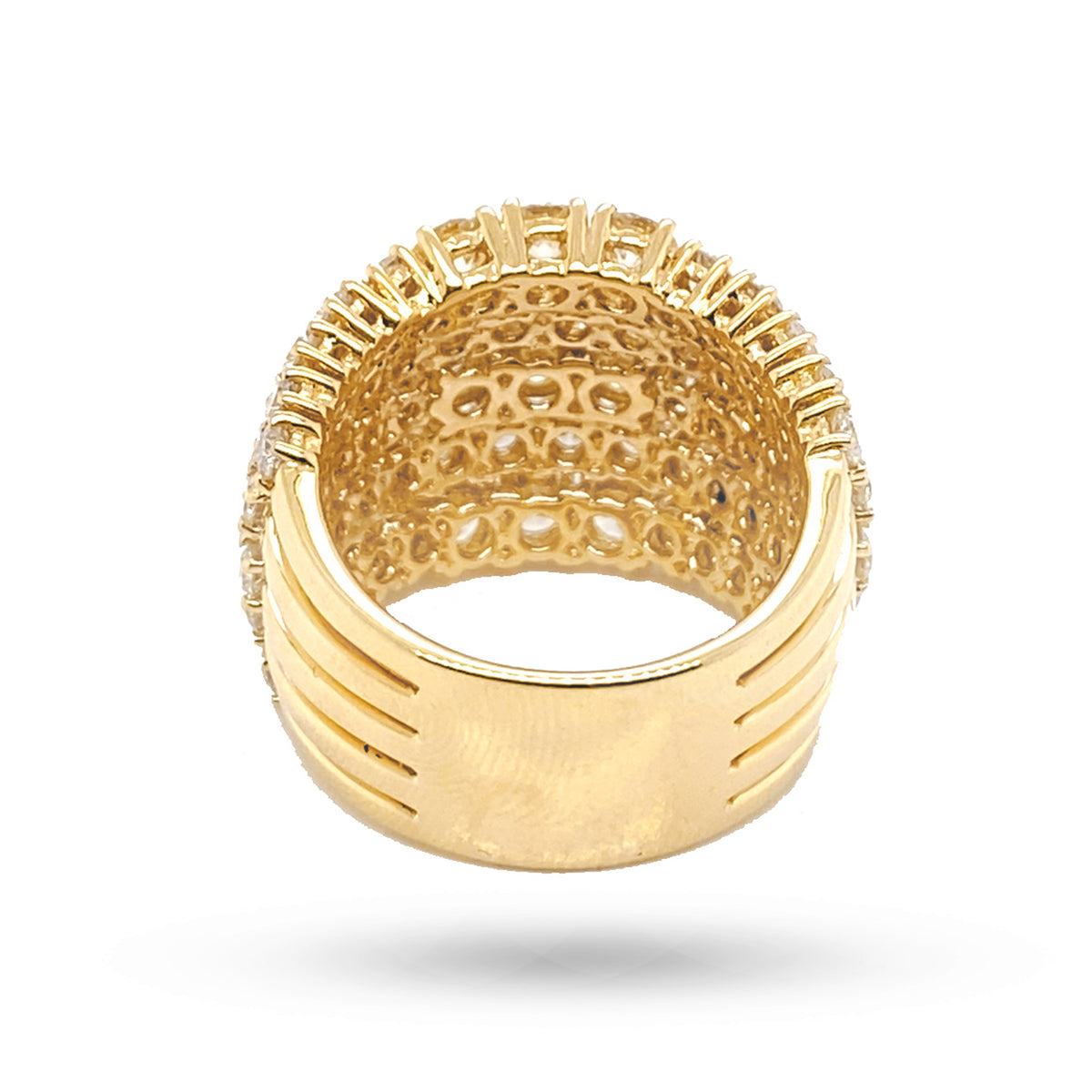 Yellow Gold Diamond Ring – Hasbani Gioielli S.p.A.