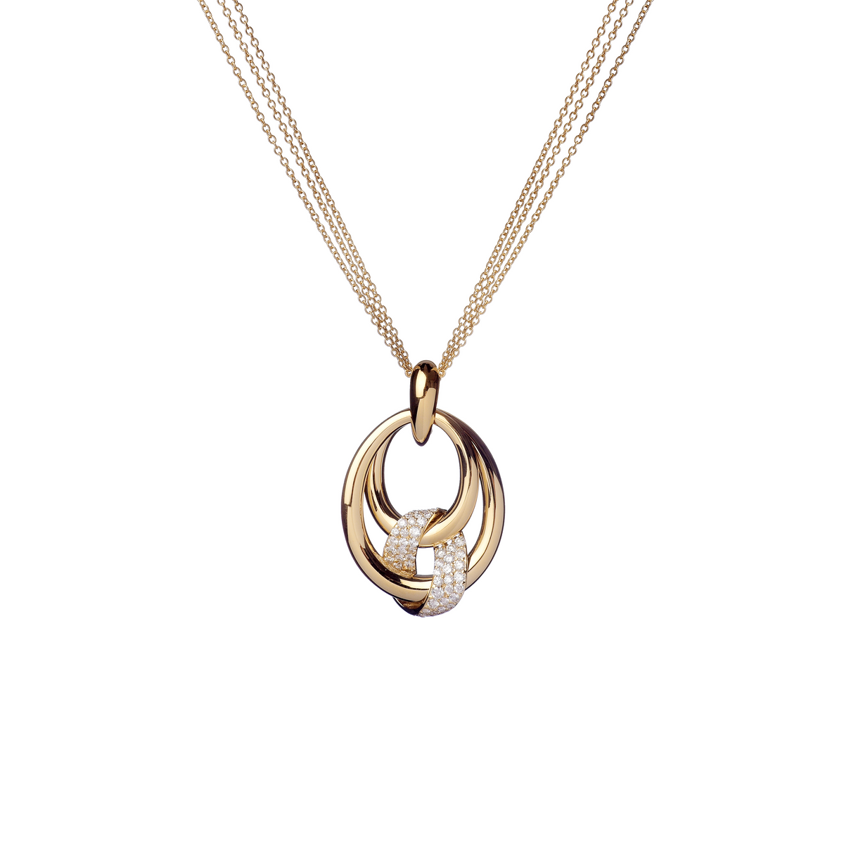 Graduated Oval Pendant – Hasbani Gioielli S.p.A.
