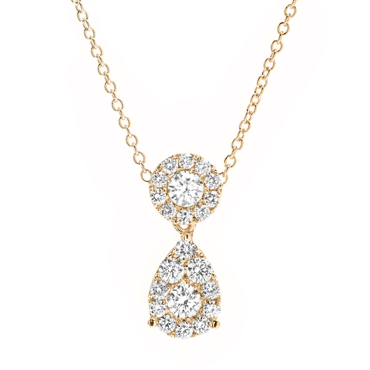 Everyday Diamond Pendant in White Gold – Hasbani Gioielli S.p.A.
